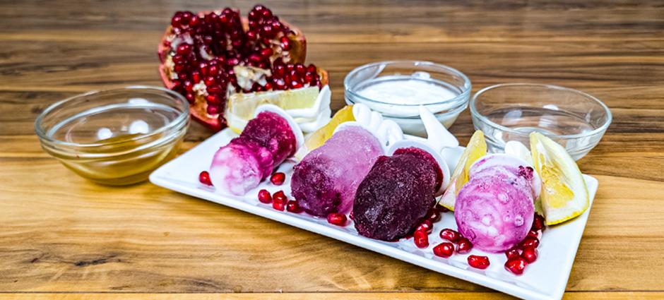 Pomegranate Juice Pops | PCFMA